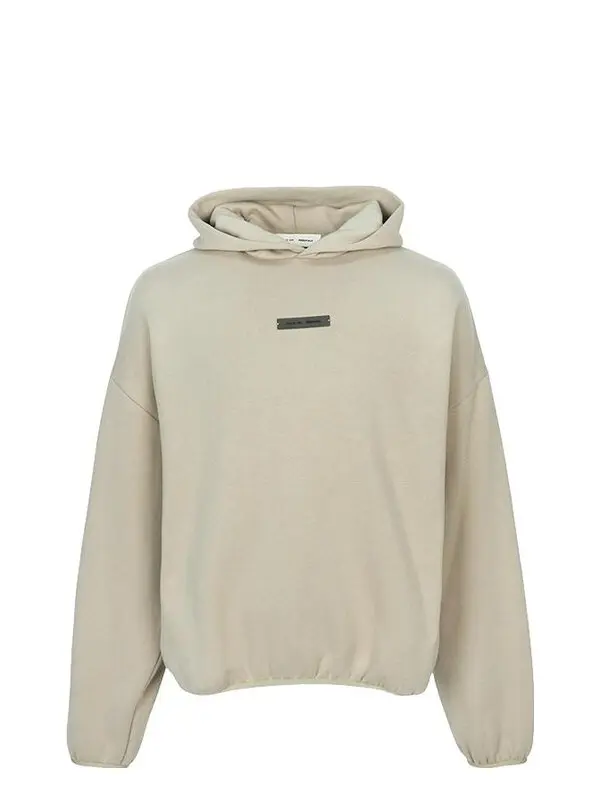 Fear Of God Essential Fleece Hooded Sweatshirt - Beige