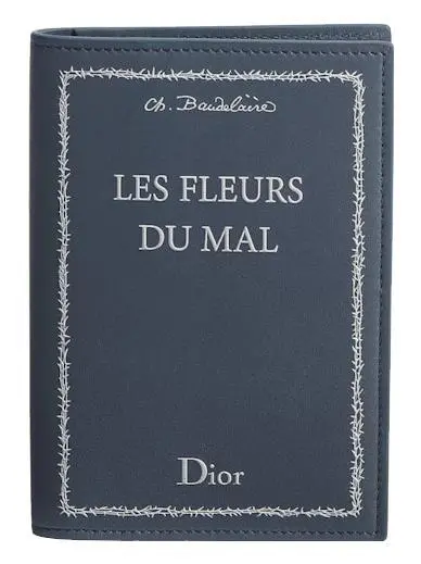 Dior Les Fleurs Du Mal Passport Cover - Blue/white