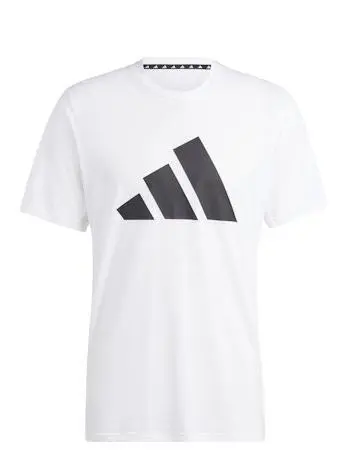 Adidas Train Essentials Feelready Logo Tee Shirt - White Black