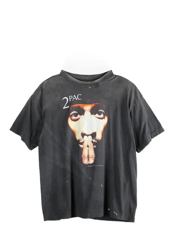 SAINT MXXXXXX 2pac Short Sleeve T-shirt - Black