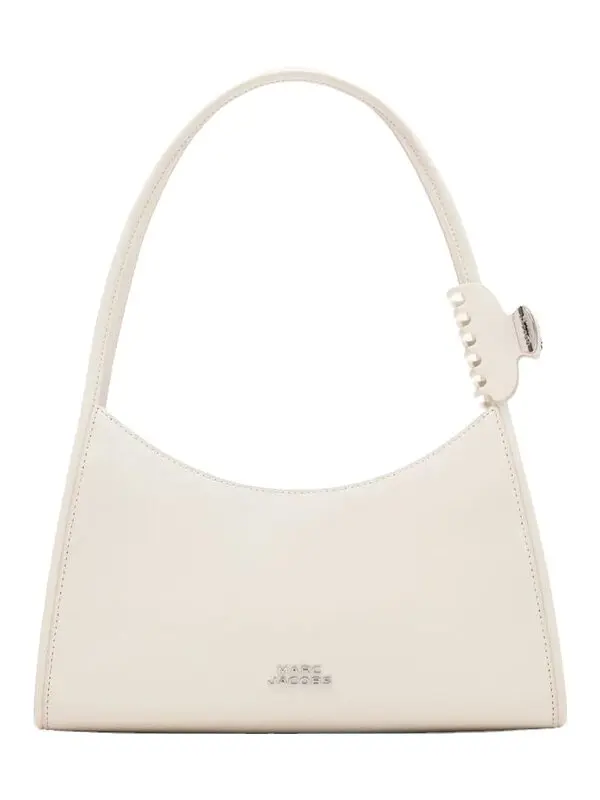 Marc Jacobs Glam Claw Clip Shoulder Bag - Cotton White