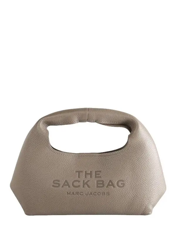 Marc Jacobs Mini Leather Sack Bag - Cement