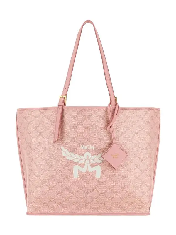 Mcm Himmel Lts Shopper - Silver Pink