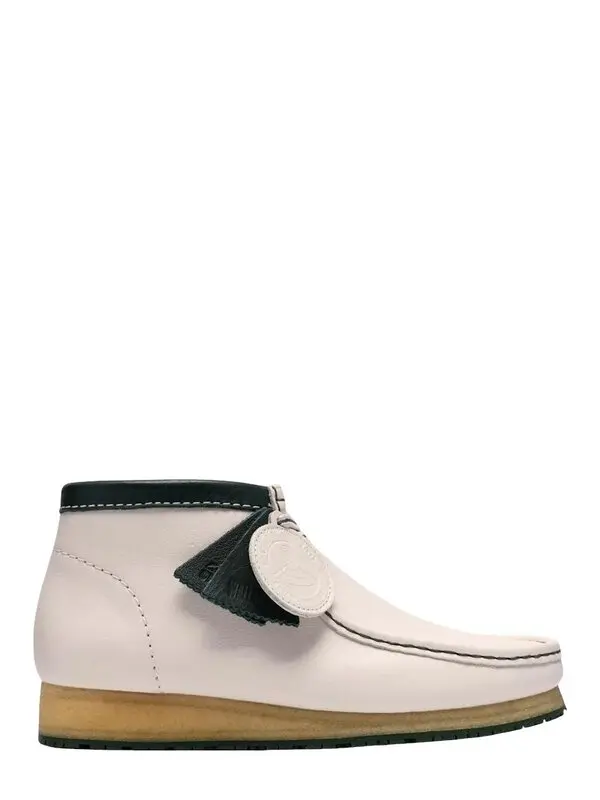 Clarks Originals Wallabee Boot - White Leather
