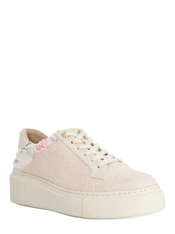 Dune London Evienne Platform Sneakers - Natural