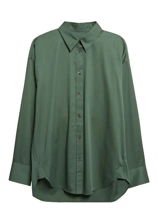 GIA STUDIOS Doona Oversize Button-up Shirt - Green