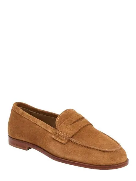 Bruno Magli Lixia Penny Loafer - Cognac Suede