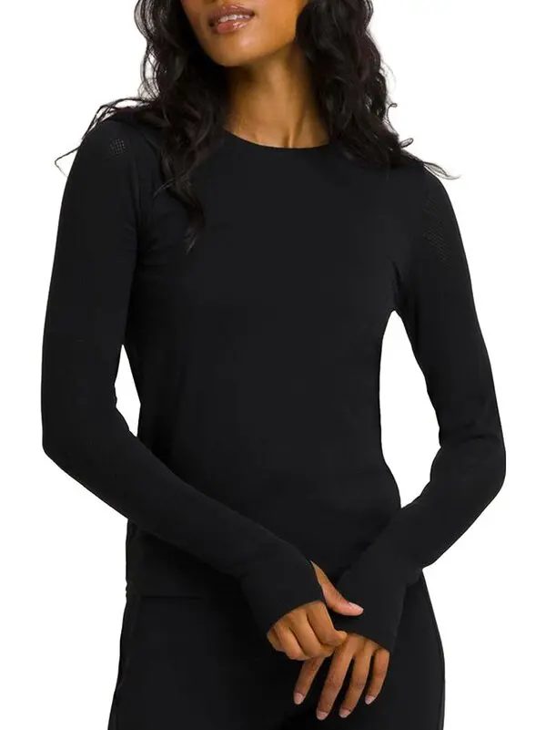 Wilson Pro Seamless Long Sleeve Top - Black