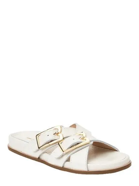 Bruno Magli Genesis Slide Sandal - Bone Tumbled