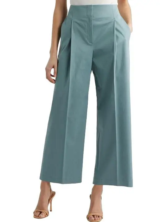 BOSS Tulotta Straight-leg Pants - Reef