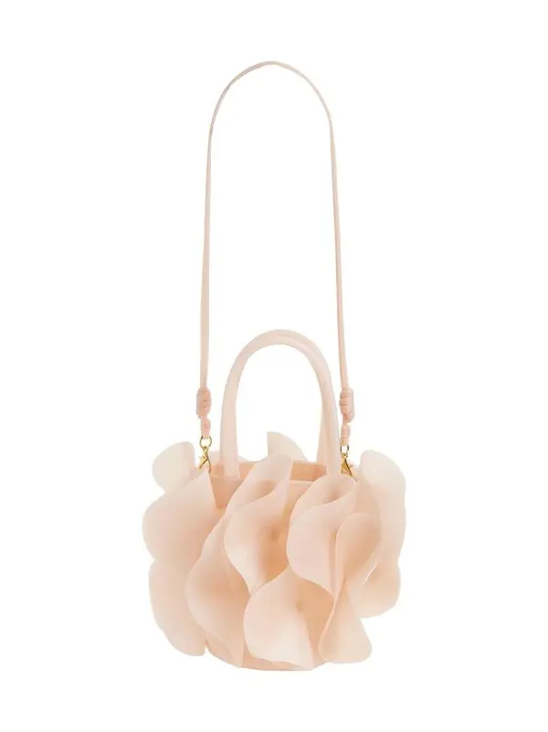 Farm Rio Jelly Flower Bag - Blush