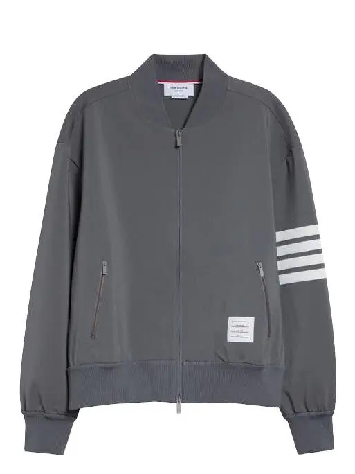 Thom Browne 4-bar Tech Bomber - Medium Grey