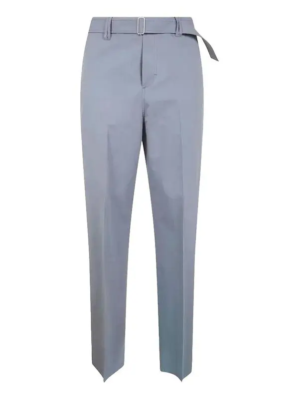 LARDINI Belted Trousers - Grey