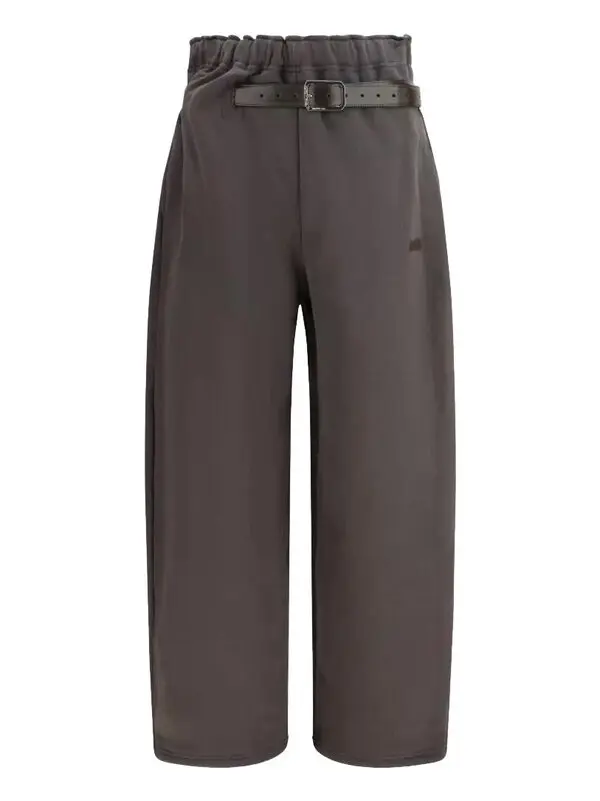 MAGLIANO Belted Logo Track Pants - Grey