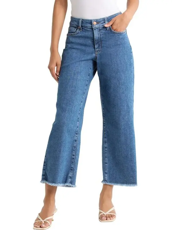 NYDJ Teresa Ankle Wide Leg Jeans - Salton