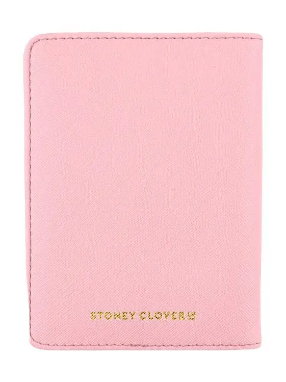 Stoney Clover Lane Textured Faux Leather Passport Case - Flamingo