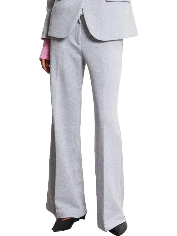 OTTOD'AME Tapered Carrot Trousers - Grey