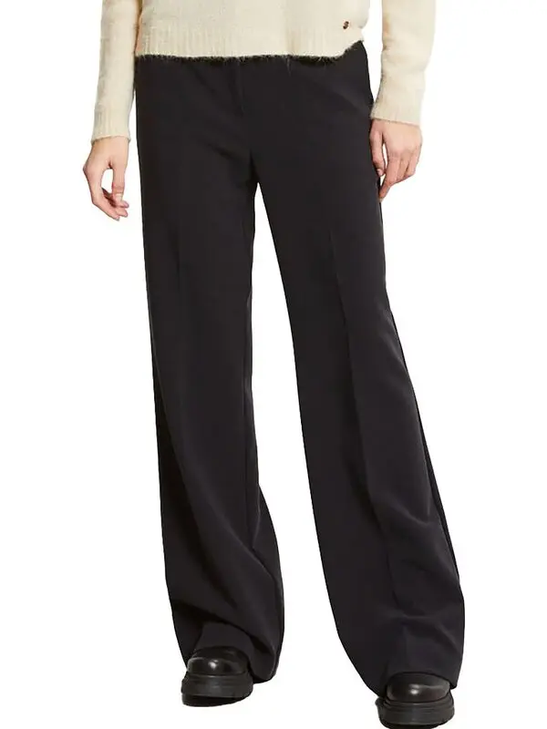 OTTOD'AME Palazzo Trousers - Black