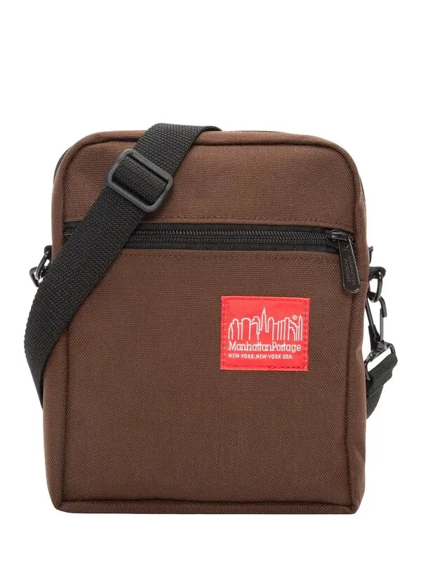 MANHATTAN PORTAGE City Lights Crossbody Bag - Dark Brown