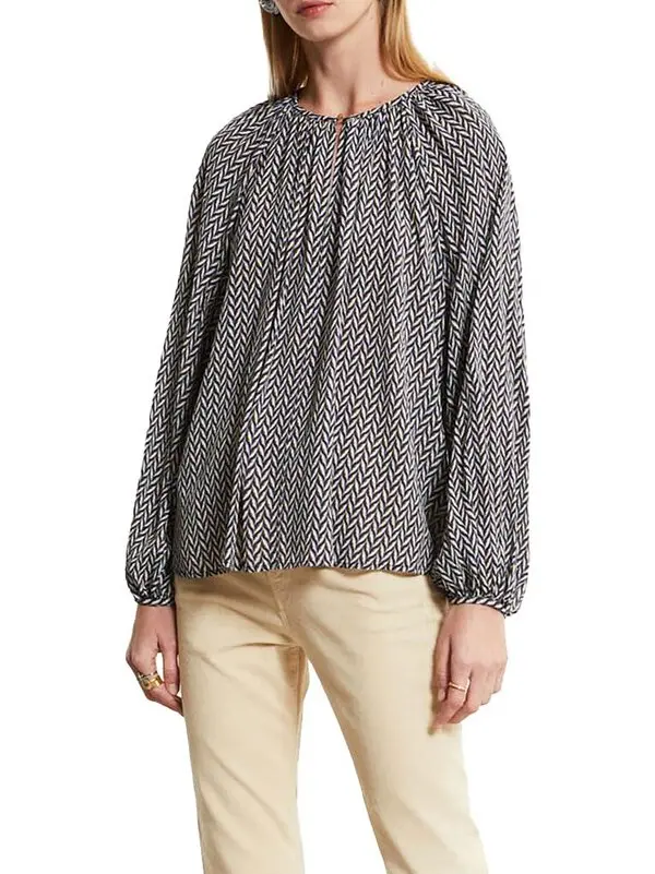 OTTOD'AME Abstract Print Shirt - Blue