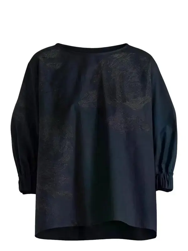 Liviana Conti Floral Blouse - Blue