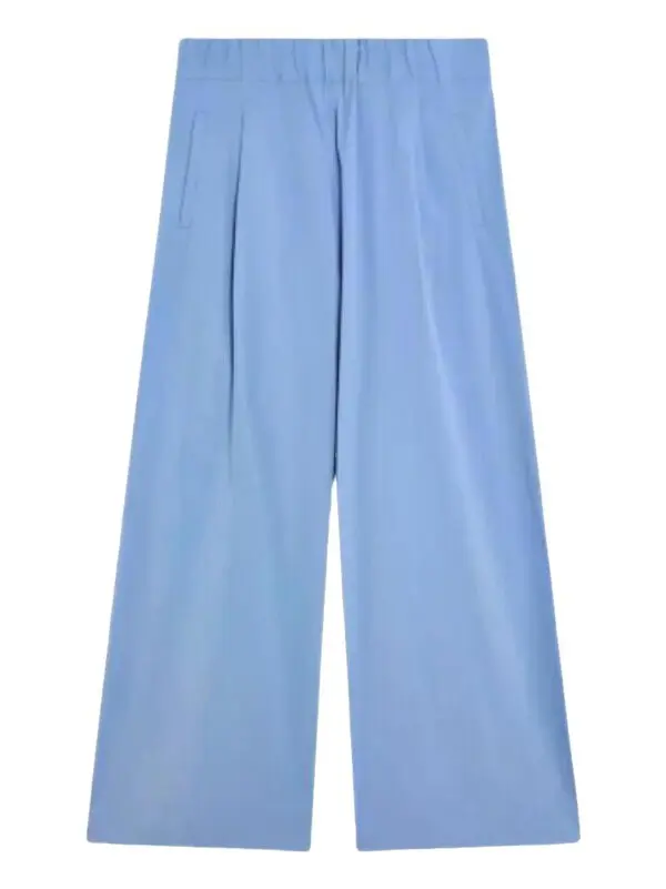 SEMICOUTURE Elasticated-waistband Trousers - Blue