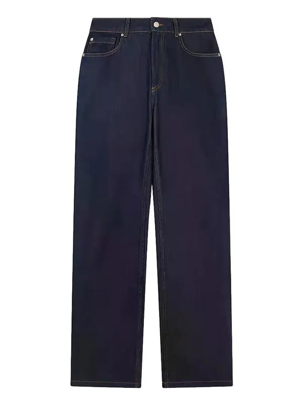 Bonpoint Pocketed Straight-leg Jeans - Blue