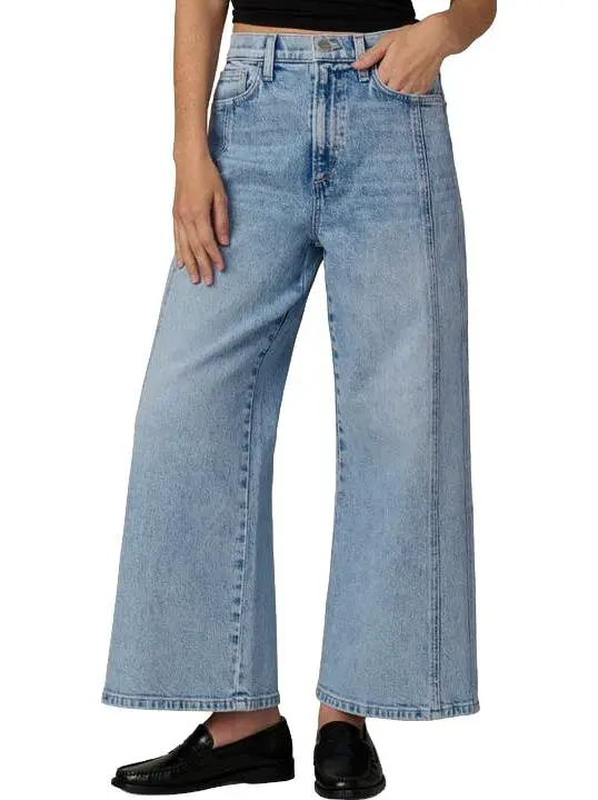 Joe's Jeans The Mia High Waist Ankle Wide Leg Jeans - Genuine