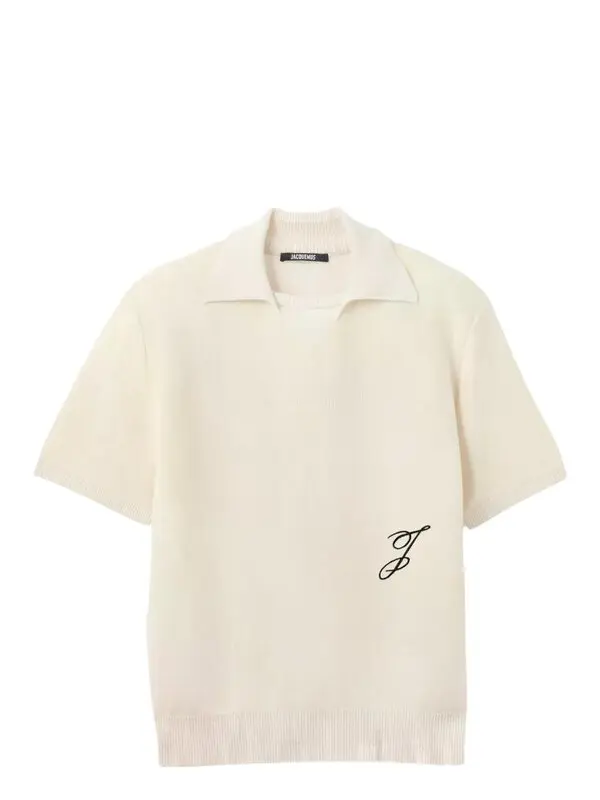 Jacquemus The J Knit Polo Shirt - Neutrals