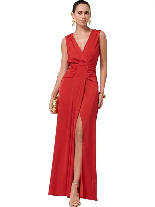 SAVEL Reannah Maxi Dress - Red