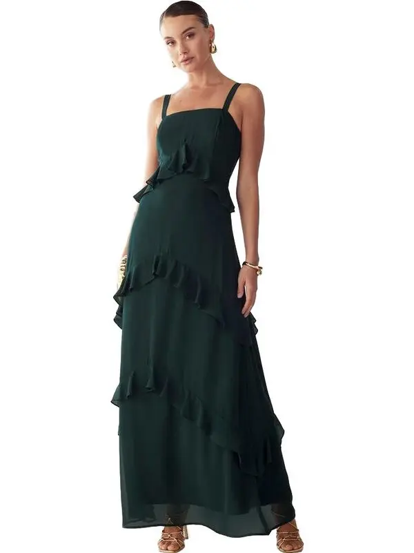 BWLDR Cheri Maxi Dress - Emerald