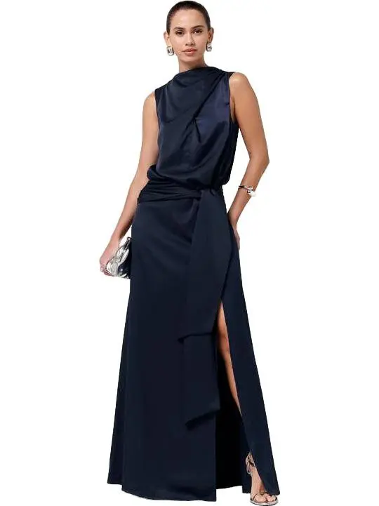 SAVEL Elliana Maxi Dress - Navy Blue