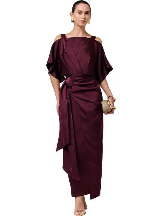 SAVEL Josylin Midi Dress - Plum