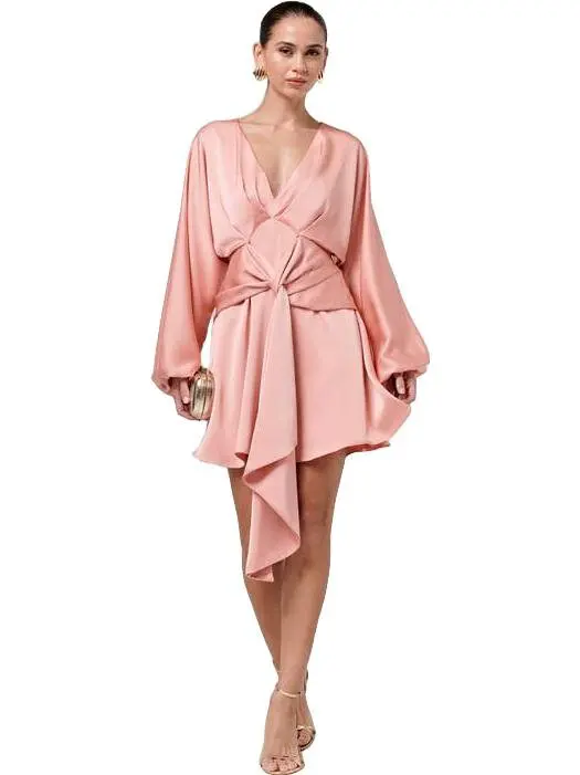 SAVEL Irena Mini Dress - Peach