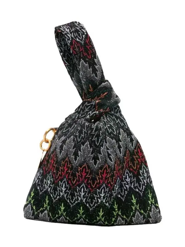 Missoni Raschel Pinetto Lurex Tote Bag - Black