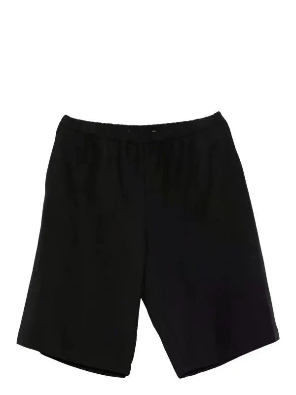 Enza Costa Twill Bermuda Shorts - Black