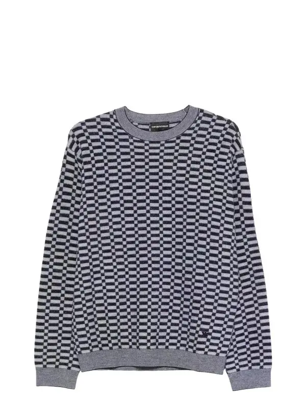 Emporio Armani Long-sleeved Sweatshirt - Blue