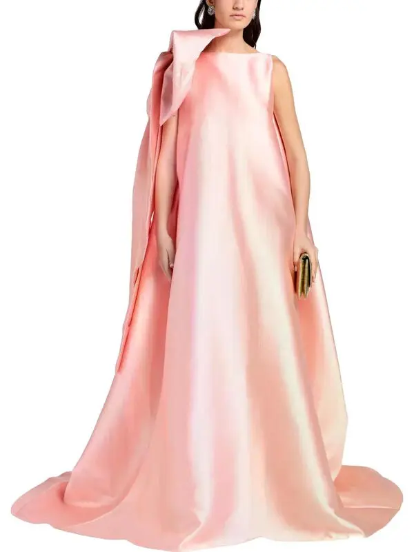 MARQUES' ALMEIDA Bow-detail Maxi Dress - Pink
