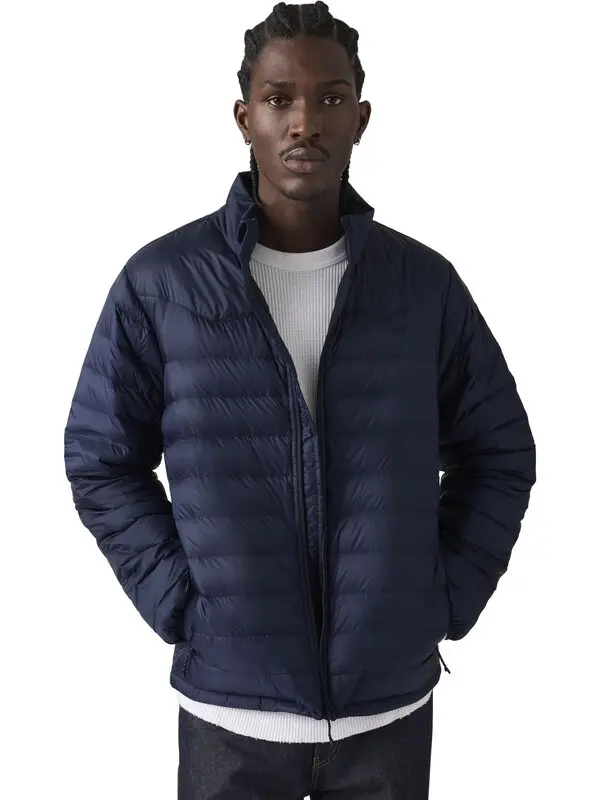 LEVI'S Packable Puffer Jacket - Navy Blazer