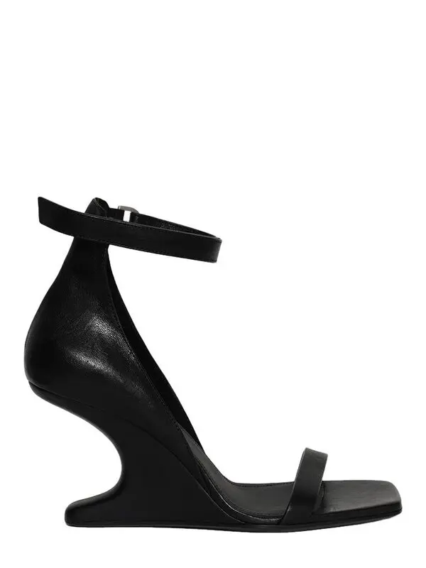 Rick Owens Cantilever Minimal Sandals - Black