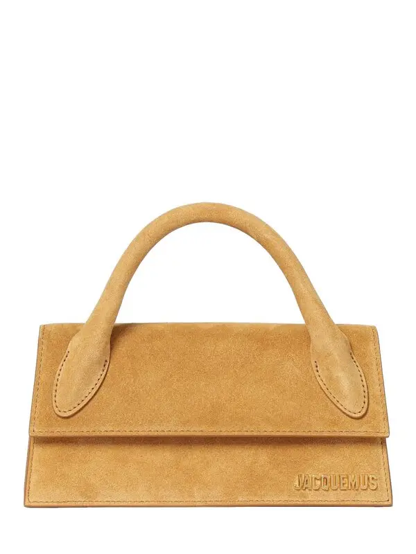 Jacquemus Le Chiquito Long Suede Bag - Camel