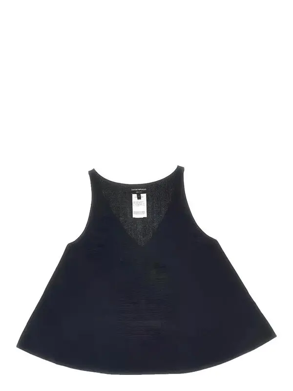 Emporio Armani Links V-neck Tank Top - Blue
