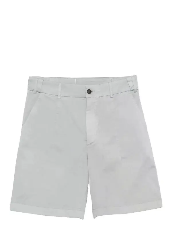 Eleventy Front-pockets Chino Shorts - Blue