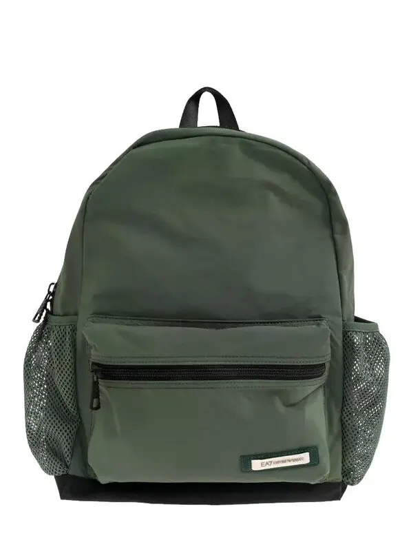 Emporio Armani Zip Pocket Mesh Backpack - Green