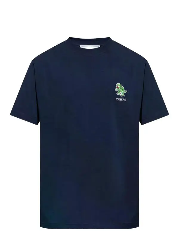 Iceberg Dinosaur Logo T-shirt - Blue