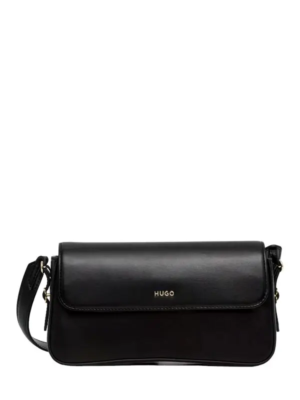 Hugo Logo-lettering Shoulder Bag - Black