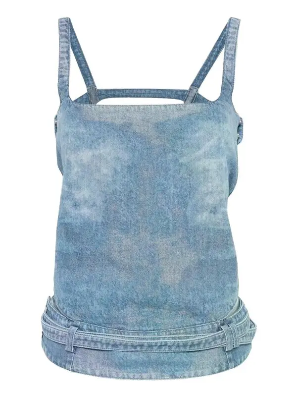 DIESEL Square Neck Top - Blue