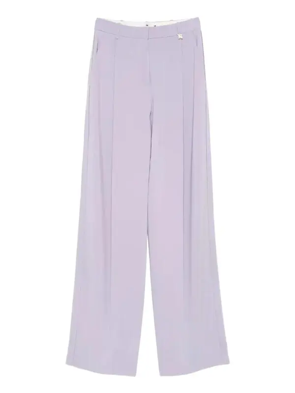 Elisabetta Franchi Wide-leg Trousers - Purple