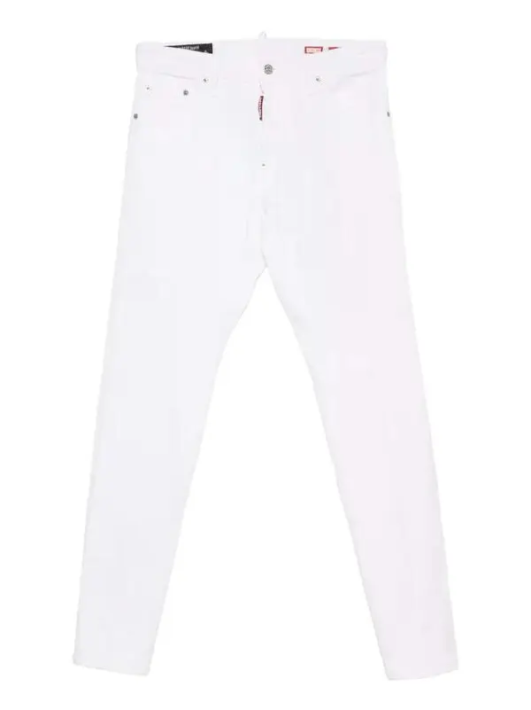 Dsquared2 Straight Leg Jeans - White