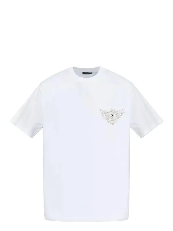Balmain Embellished T-shirt - White